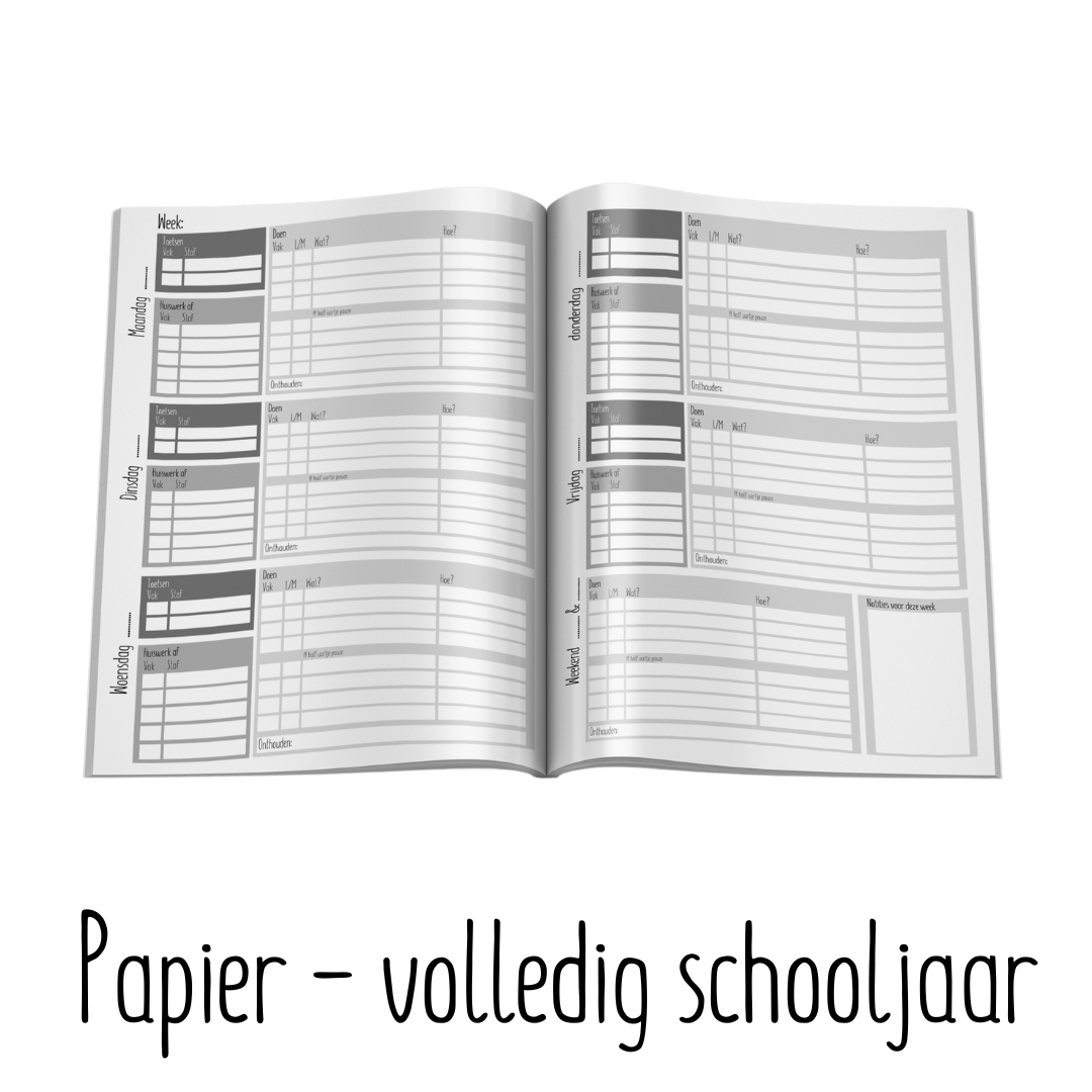 Toetsweek - slim plannen & leren - pUber bijles & coach