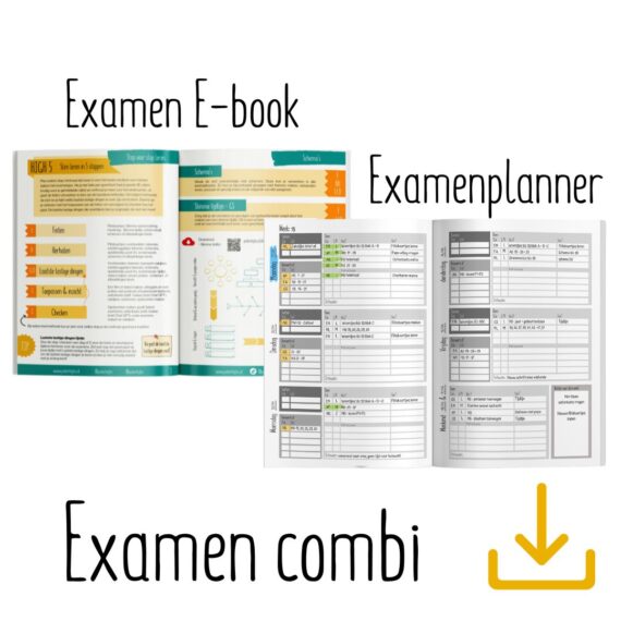 Online examendeal - Examenplanner & e-book - pUber bijles & coach